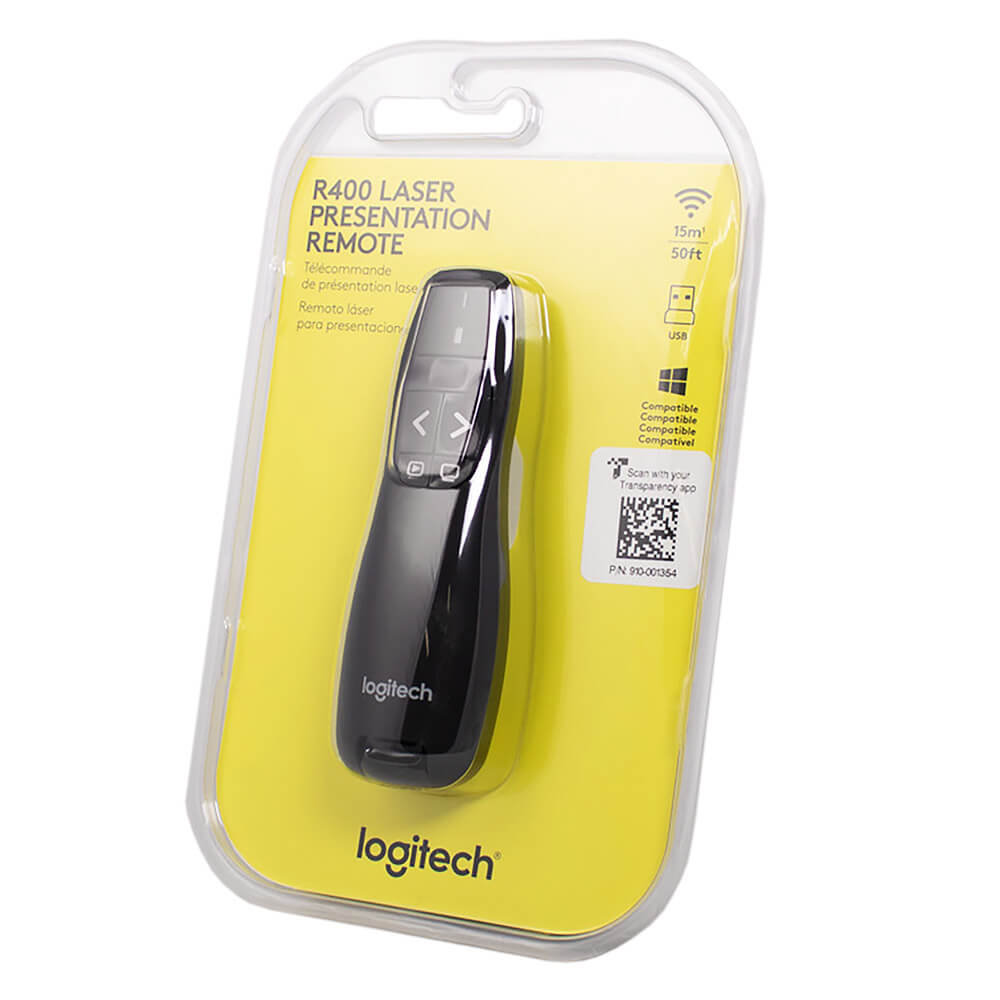 Logitech R400 Laser Presentation Remote – De Computerkrakers B.V.